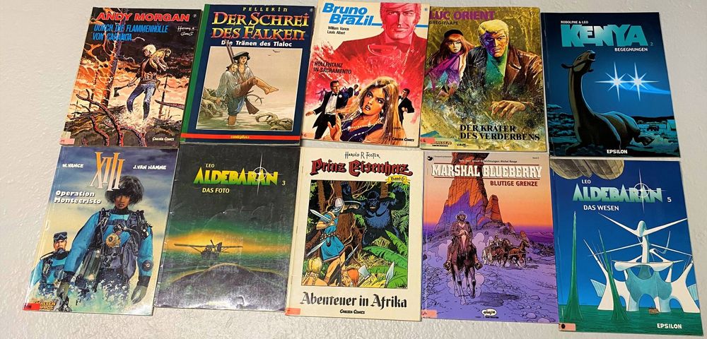 Lot 8 Comics MARSHAL BLUEBERRY / Bruno Brazil / Andy Morgan | Kaufen ...
