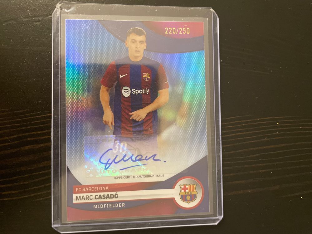Topps Marc Casadó Autogramm Karte FC Barcelona 220/250 (Gebraucht) in ...