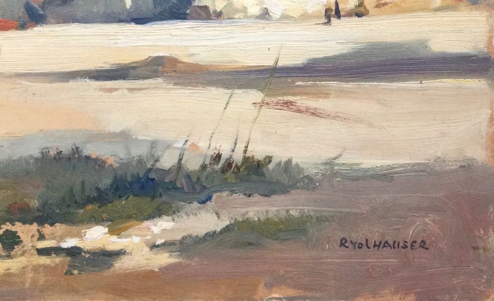 Renée Yolande HAUSER (1919-2008) Landschaft Gemälde Signiert (Gebraucht ...