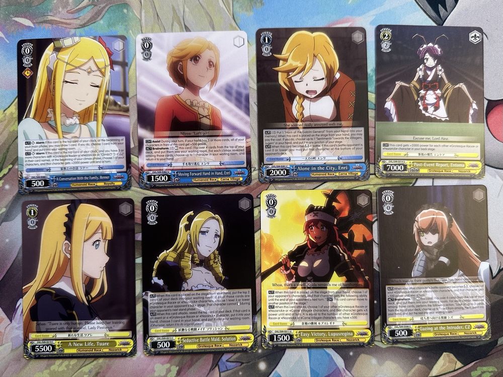 8 x Weiss Schwarz Nazarick Tomb of The Undead Vol. 2 | Kaufen auf Ricardo