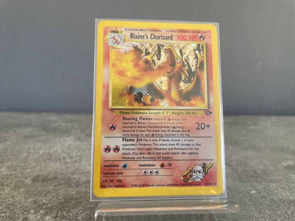 Gym Challenge - Blaine's Charizard / Glurak / Dracaufeu (Neu (gemäss Beschreibung)) in Oberglatt ...