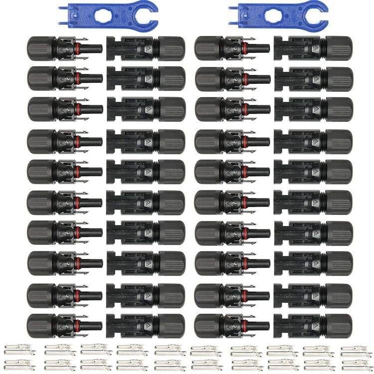 Solarpanel Stecker 20 Paar Solarstecker Männlich Weiblich | Kaufen auf ...