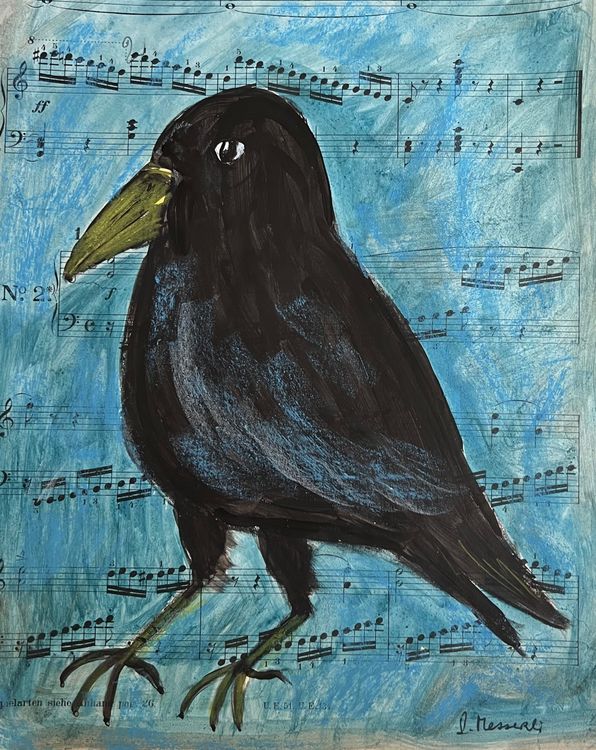 Grosser Rabe / art brut/ outsider / S . Messerli | Kaufen auf Ricardo