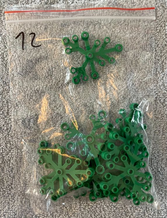 Lego 12 x Plant Leaves 6 x 5 (Part. 2417) | Kaufen auf Ricardo