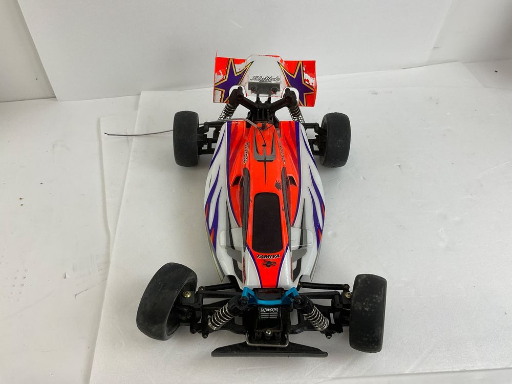 Tamiya Rising Storm RC Buggy 4WD 1/10 Brushed ungetestet (Defekt) in ...