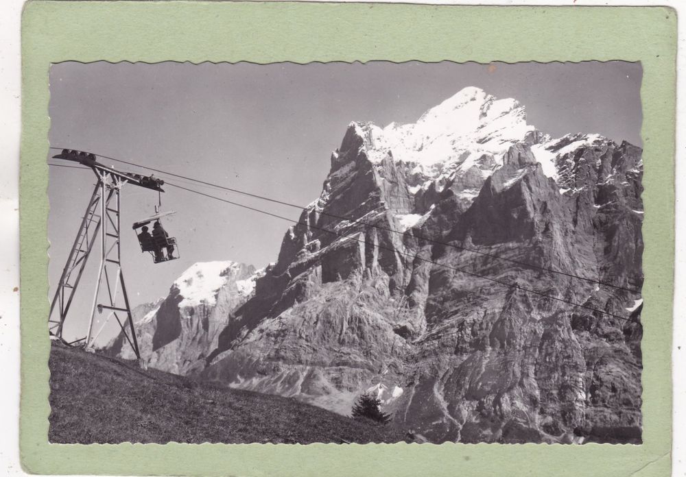 Grindelwald Firstbahn Well- u. Wetterhorn 1953 | Kaufen auf Ricardo