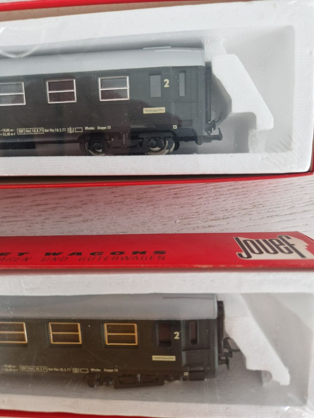 Jouef - H0 - 2x DB 2. Klasse Personenwagen - OVP ungeöffnet (Neu und ...