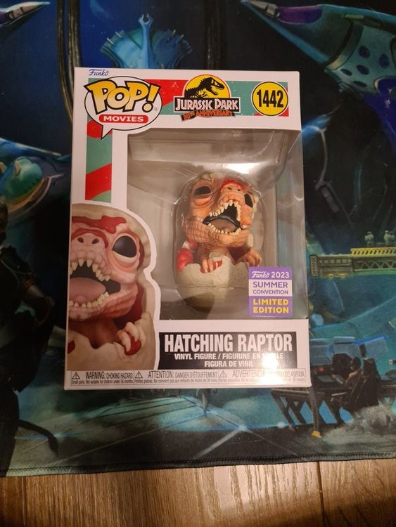 Funko Pop - Jurassic Park - Hatching Raptor -SC 2023 limited (Neu und ...