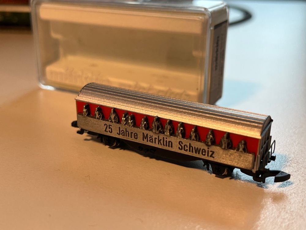 Märklin Mini-Club Güterwagen 25 Jahre Märklin Schweiz (Gebraucht) in ...