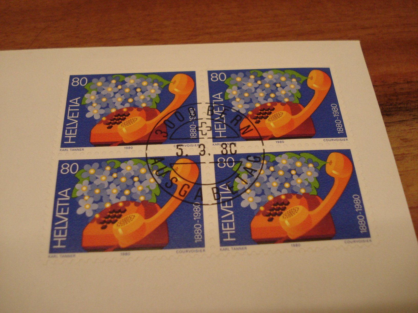 Sondermarken PTT 1980, FDC Satz, Einzel + 4erbl, 9 Belege (Gebraucht) in Niederwil AG für CHF 1 ...