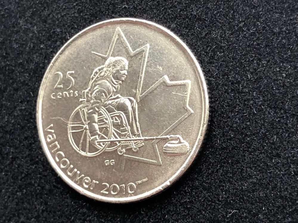 CANADA Pièce commémorative 25 cents RARE (D'occasion) à Hauterive NE ...