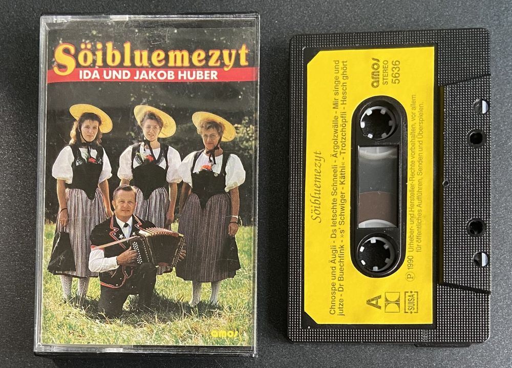 4 Musikkassetten Schweizer Folklore Jodlerklub (Gebraucht) in Böckten ...