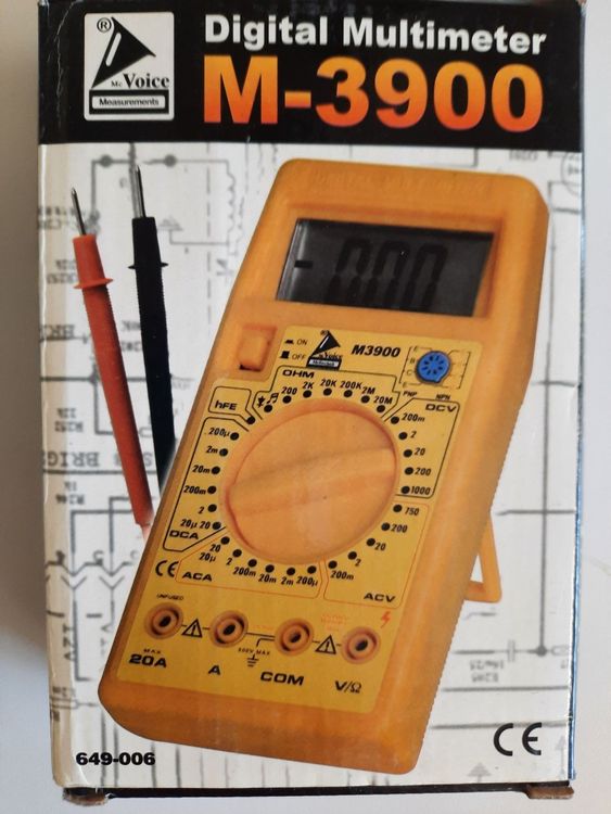 Digital Multimeter M-3900 (Gebraucht) in Hunzenschwil für CHF 14 – nur ...