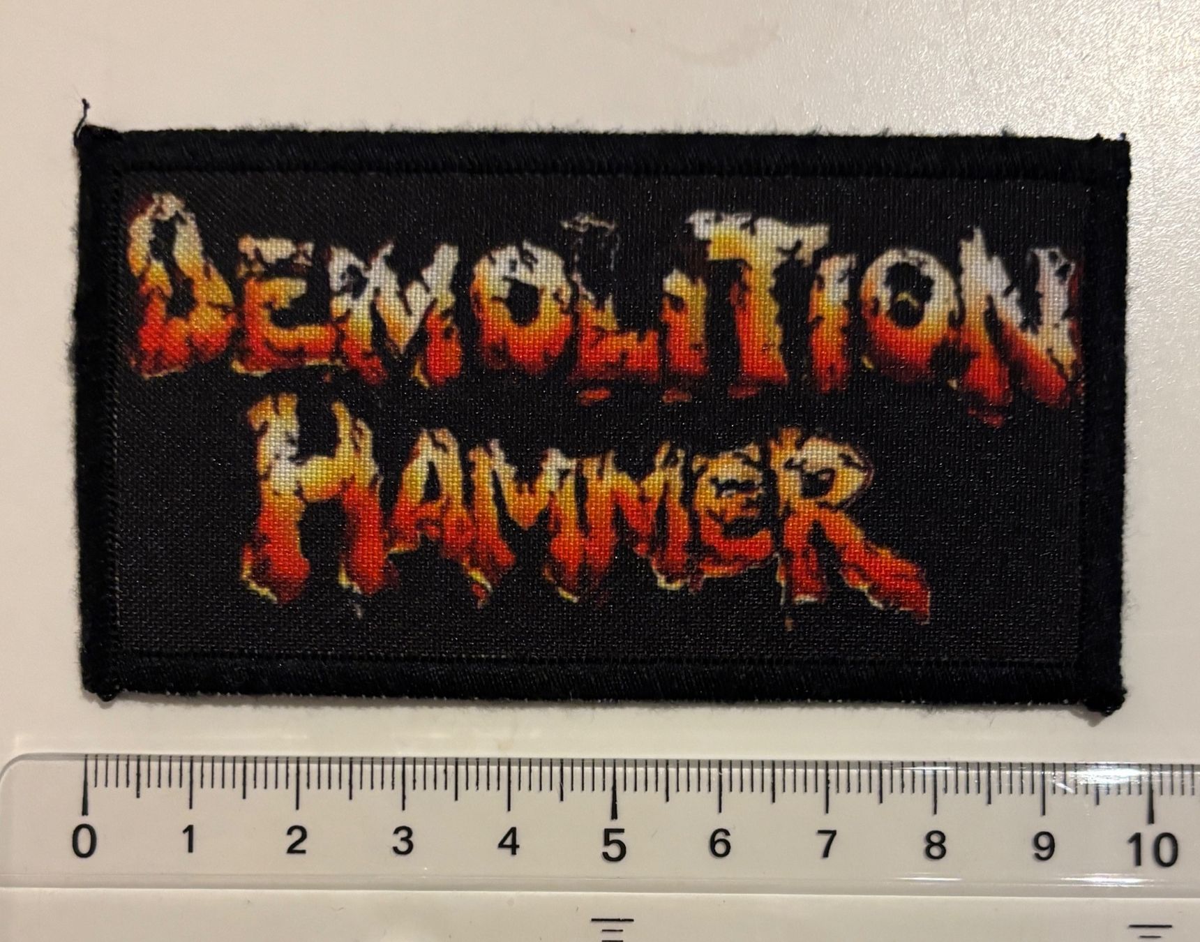 DEMOLITION HAMMER Patch Aufnäher Thrash Metal Death Metal (Neu (gemäss ...