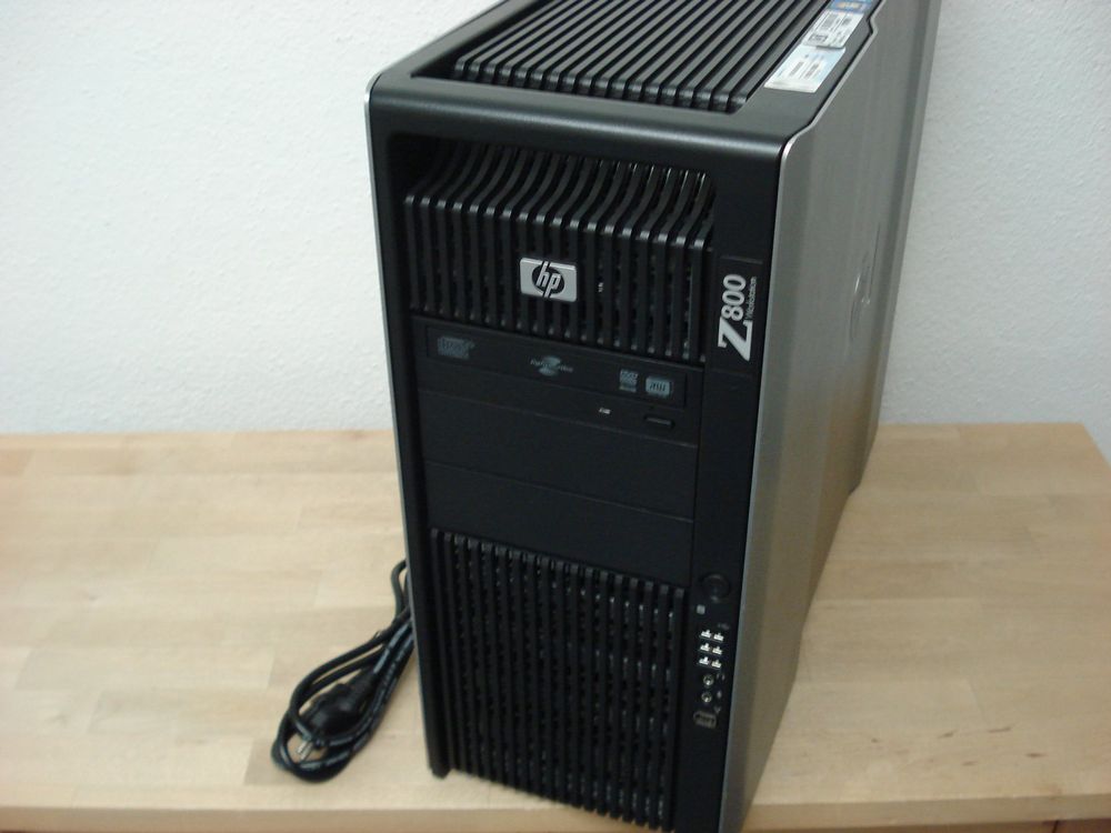 HP Z800 Workst. 2xCPU 192 Ram 500GB SSD & 4TB HD Win 10 Pro (Gebraucht ...