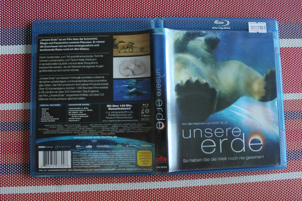 Unsere Erde [Blu-ray] von Fothergill, Alastair, Linf... |DVD (Gebraucht) in Geroldswil für CHF 2 ...