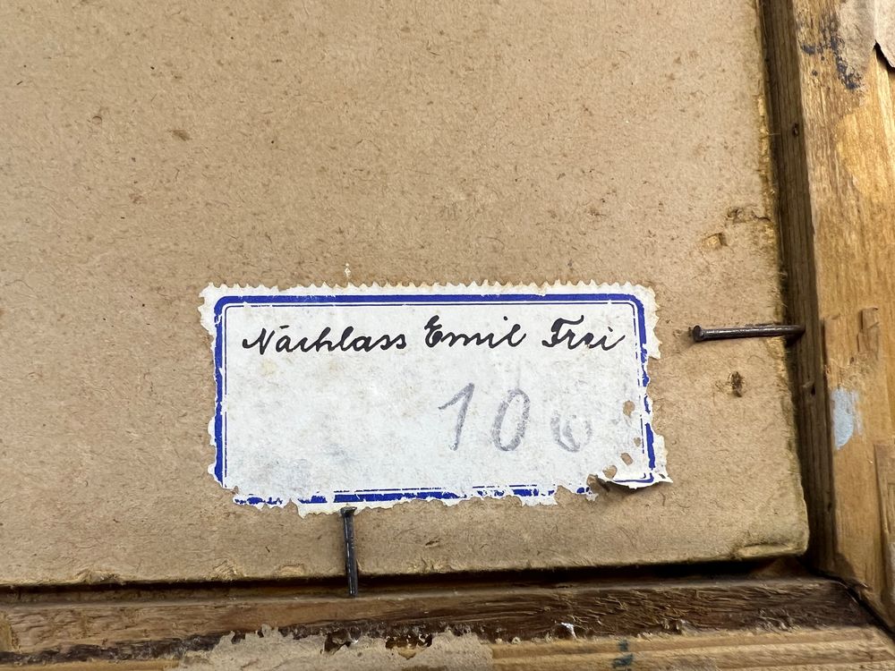 Antiker Nachlass Gemälde von Emil Frei / 48x39cm (Gebraucht) in ...