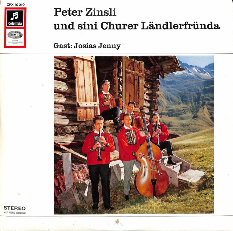 LP:Peter Zinsli und sini Churer Ländlerfründa -Josias Jenny (Gebraucht) in Trimmis für CHF 1 ...
