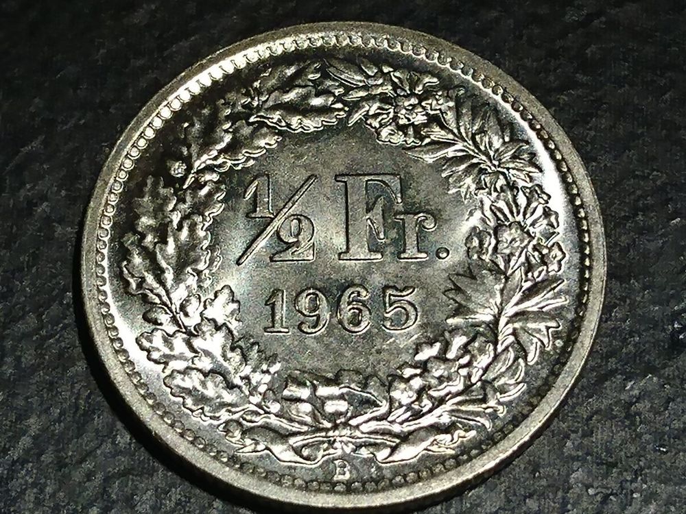50 rappen 1965 unz (D'occasion) à Vésenaz pour CHF 2 – avec livraison ...