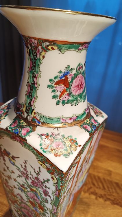 Chinesische Vase, handbemalt (Gebraucht) in Worb für CHF 16 – nur Abholung auf Ricardo kaufen