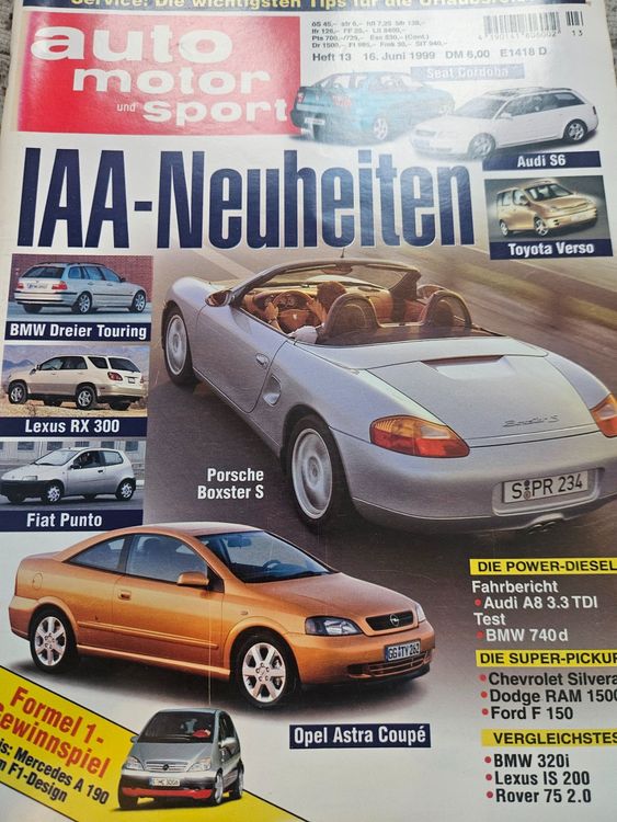 AMS 13/99 Audi S8 Dodge RAM F 150 W Chevrolet Silverado xx (Gebraucht ...