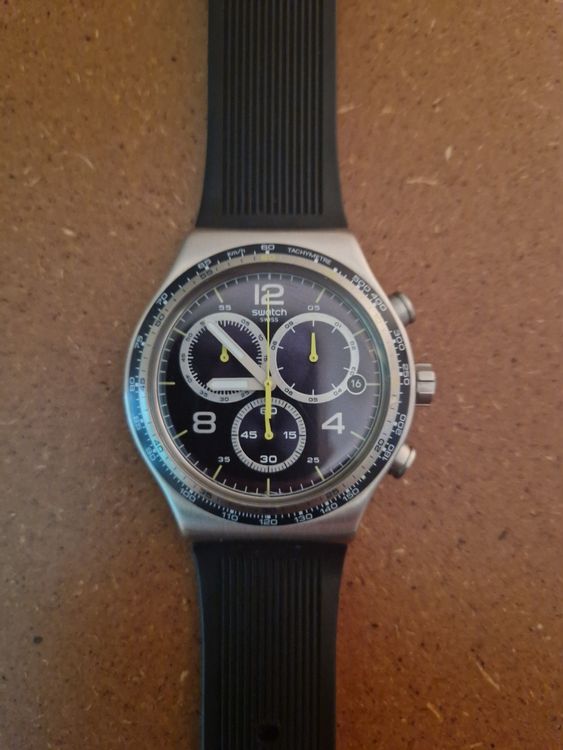 Swatch Irony New Chrono SPRINKLED WATER (YVS411C) | Kaufen auf Ricardo