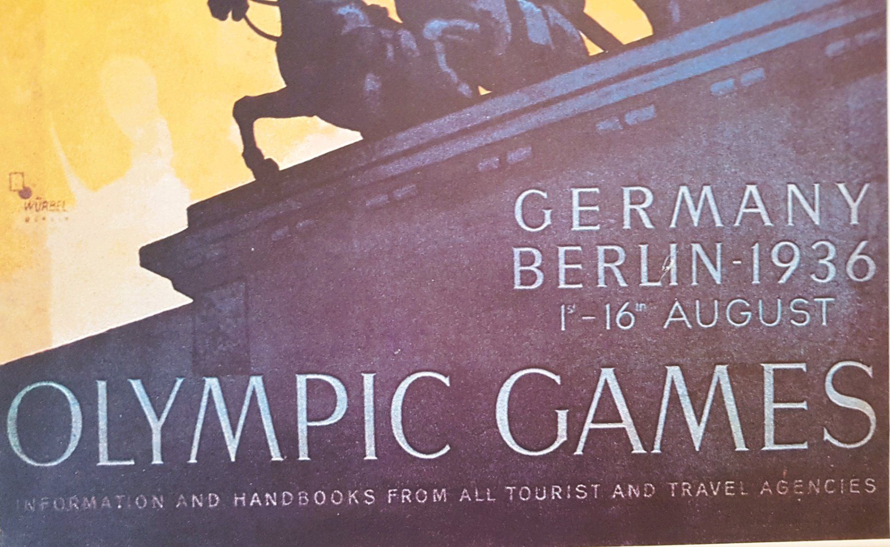 Olympic Games Germany Berlin 1936 Oympia Kalender Titelblatt (Gebraucht ...