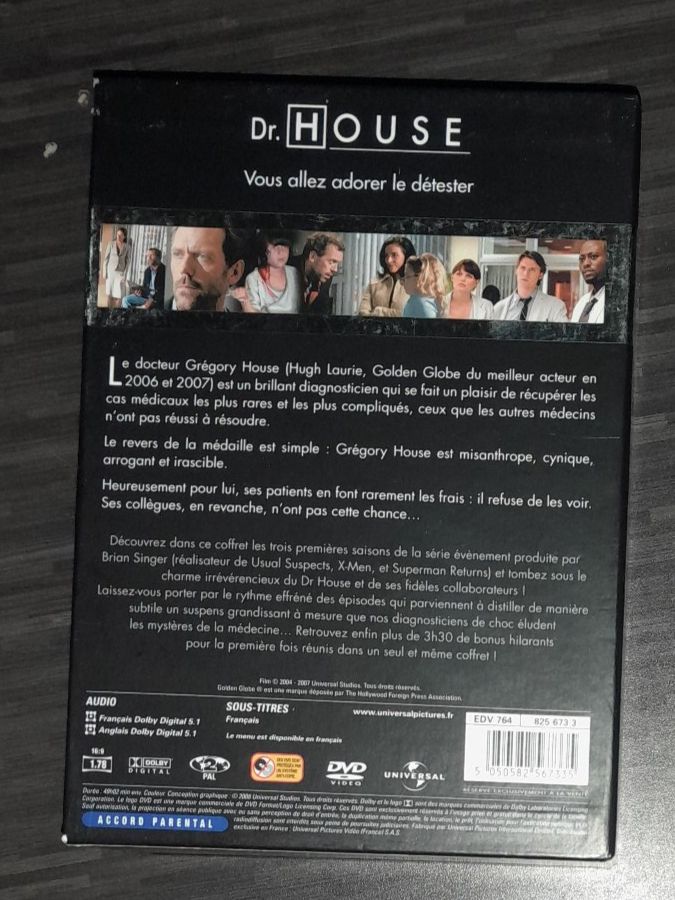 Dr. House DVD Box, Staffel 1-3, Français (D'occasion) à Steffisburg ...