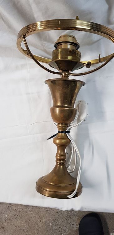 MESSING LAMPE / Vintage | Kaufen auf Ricardo