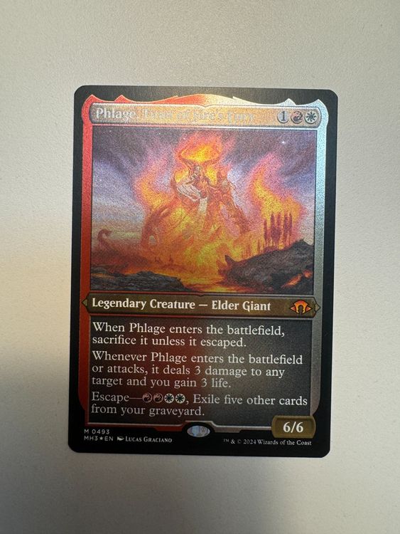 Etched Foil Phlage, Titan of Fire's Fury Modern Horizons 3 | Kaufen auf ...