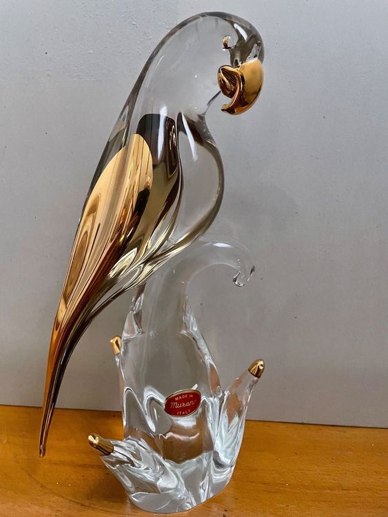 Papagei aus Muranoglas/Venedig (Gebraucht) in Zwingen für CHF 21 – mit Lieferung auf Ricardo kaufen