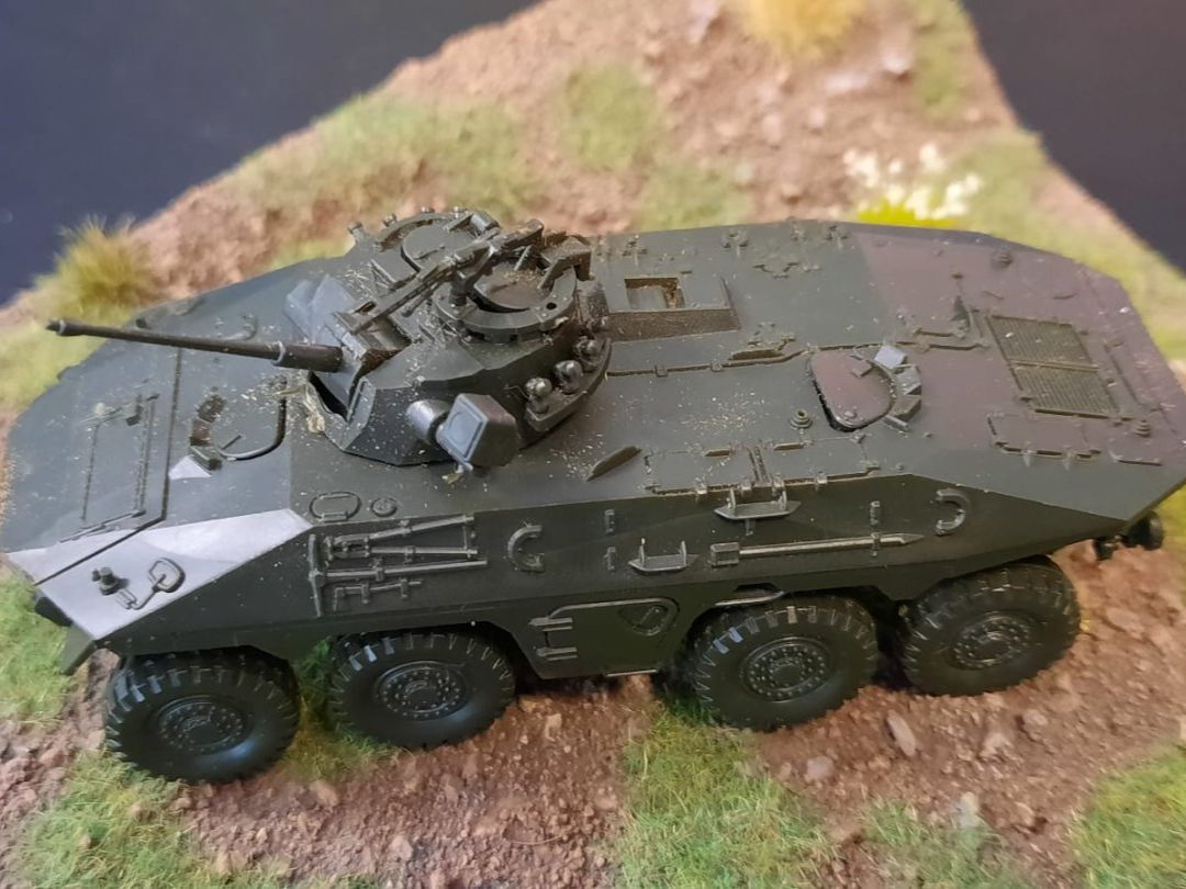 Rarität Roco Minitanks 266 Spähpanzer 8x8 Daimler, 1:87 (Gebraucht) in ...