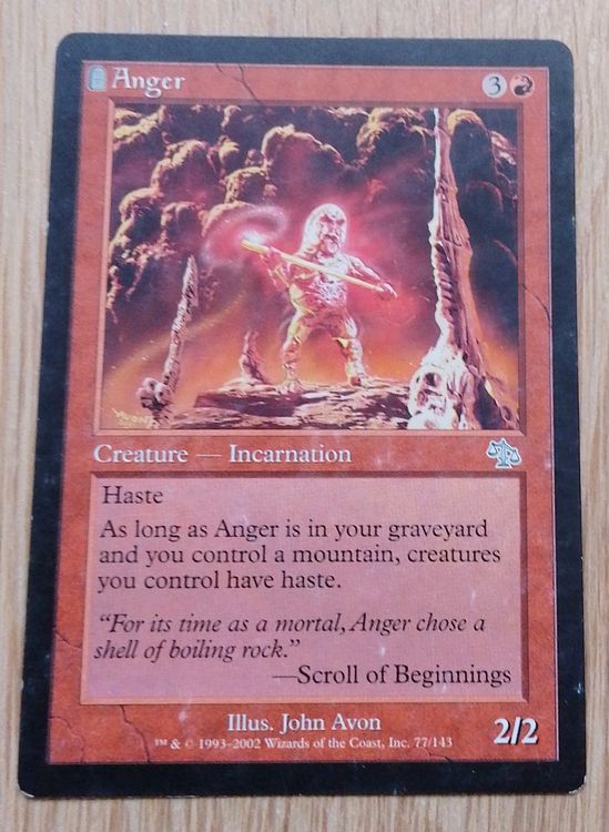 Magic the Gathering Karte Anger Abrechnung (Gebraucht) in für CHF 2 ...
