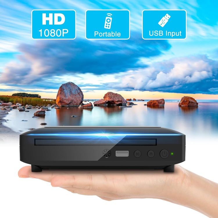 DVD Player DVD Spieler HDMI AV USB Full HD 1080p Upscalling (Neu und ...