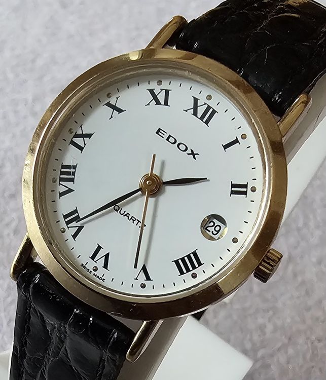 EDOX Swiss Made Vergoldet Elegante Damenuhr (Gebraucht) in Speicher für CHF 69 – mit Lieferung ...