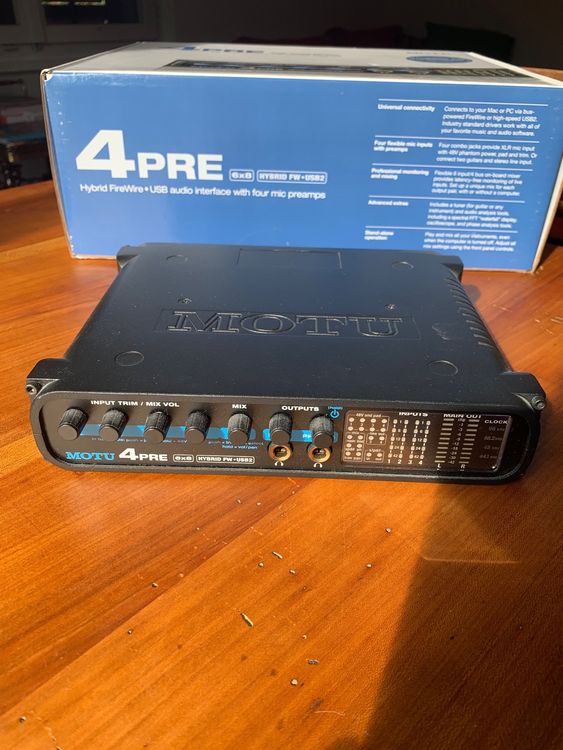 MOTU 4 pre USB audio interface (Gebraucht) in Uetikon am See für CHF ...