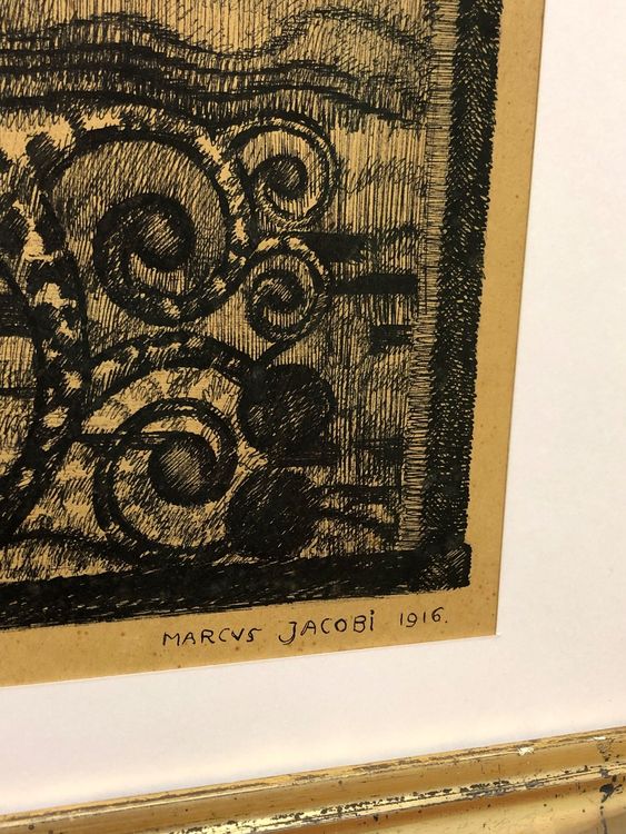 Marcus JACOBI (1891-1969), Originalwerk, signiert, aus 1916! (Gebraucht ...