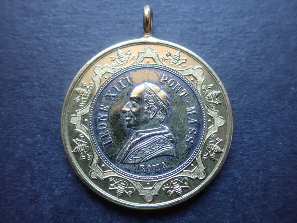 Medaille 1887 Vatikan Vaticano Leone XIII ab 1 Franken (Gebraucht) in ...