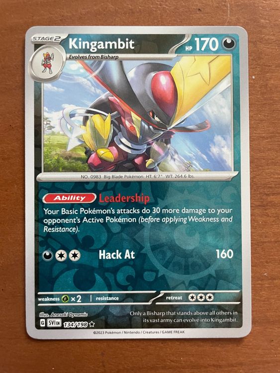 Pokemon Kingambit Reverse ENG (Versand gratis) (Neu (gemäss ...