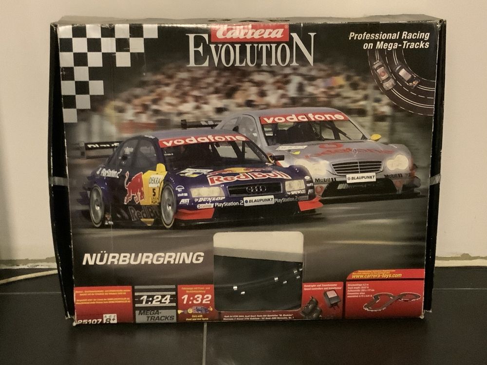 Carrera Evolution 6.3m, 2 Rennwagen und 1 Rennwagen Spezial (Gebraucht ...