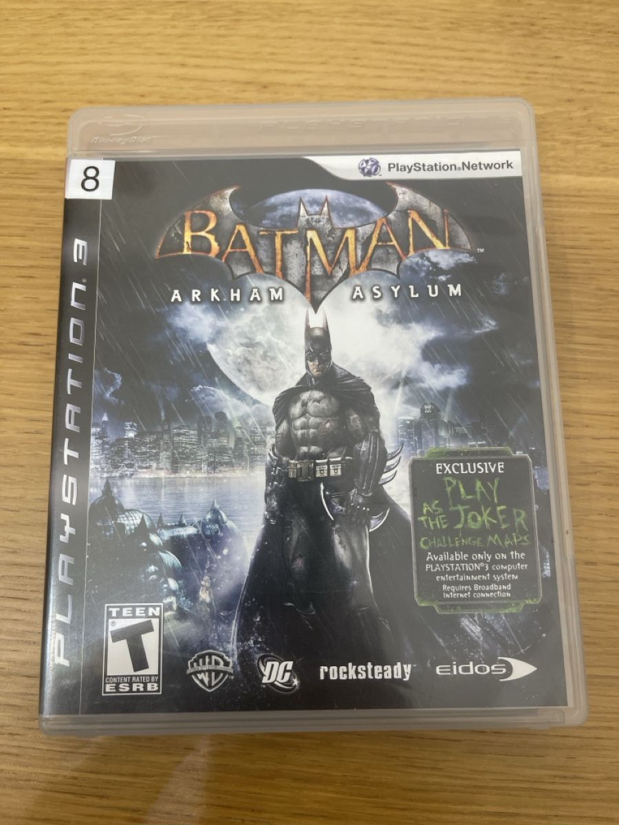 Batman Arkham Asylum PS3 - Jeu en parfait état pour l'hiver! (Neuf ...