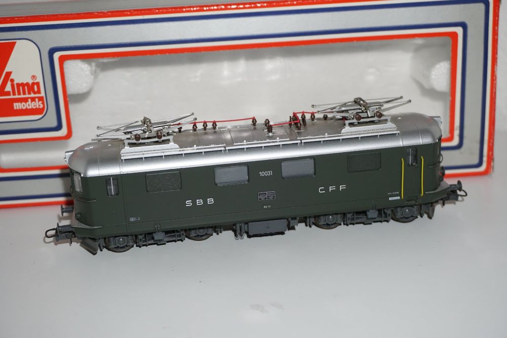 LIMA - SBB Re 4/4 I grün ohne Fronttüre H0/DC (Gebraucht) in Matten b. Interl für CHF 54 – mit ...