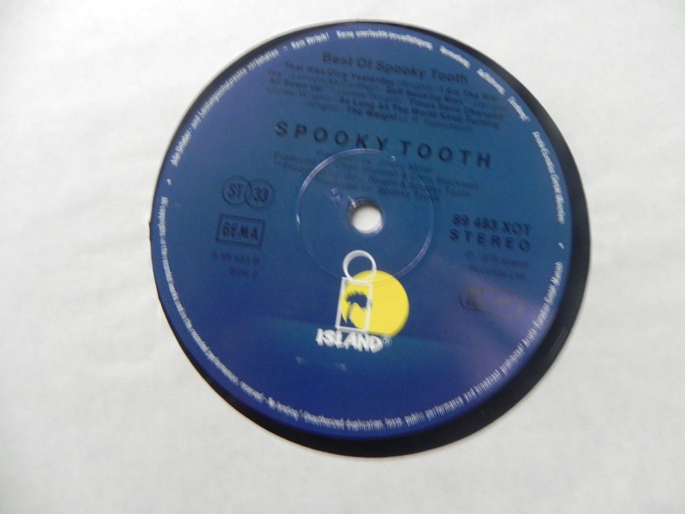 LP brit. Blues Rock Band Spooky Tooth 1987 The Best of (Gebraucht) in ...
