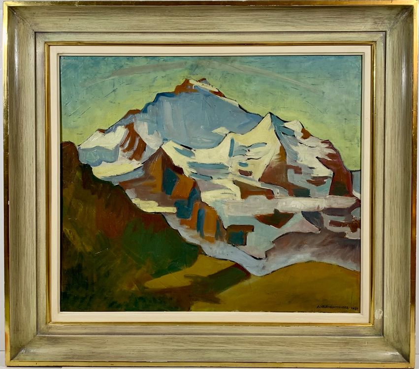 Albert Neuenschwander ( 1902-1984) Berglandschaft Gemälde (Gebraucht ...