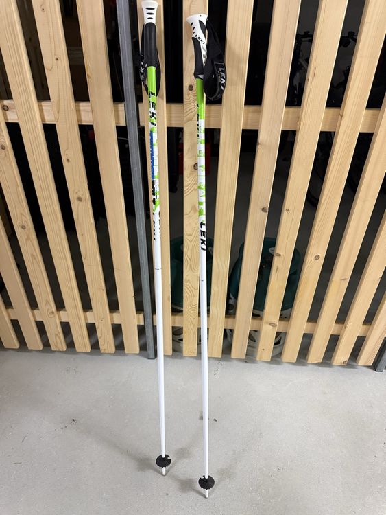 LEKI Skistock, grün, für den Winter, guter Zustand (Gebraucht) in ...