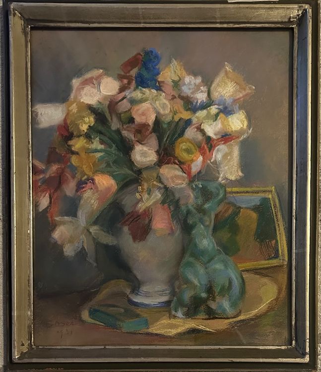 Elisabeth Oser (XIX-XX) Stilleben Pastell Gemälde (Gebraucht) in Root ...