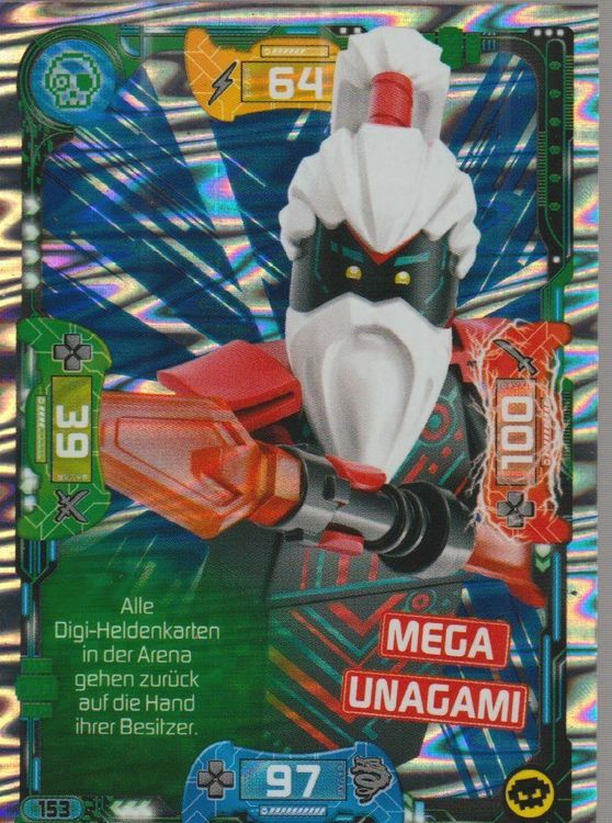 LEGO NINJAGO TRADING CARD SERIE 5 # 153 MEGA UNAGAMI | Kaufen auf Ricardo