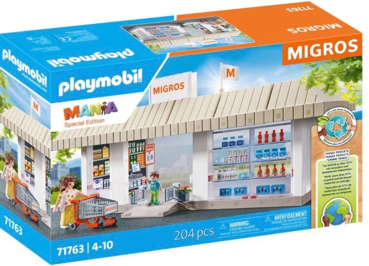 Playmobil Migros Mania Filiale Laden Supermarkt (Neu und ...