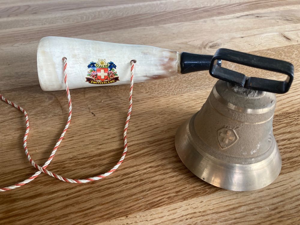 SCHWEIZER GLOCKEN, ZÜRCHER STÄMMESCHAU 1986 ,HORN SOUVENIR (Gebraucht ...