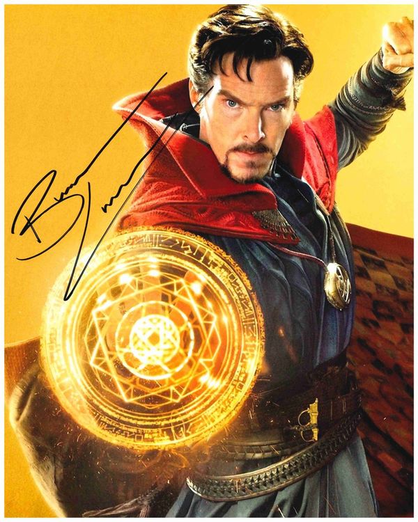 BENEDICT CUMBERBATCH - "DR. STRANGE" signiert (20x25cm) COA | Kaufen ...